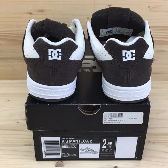 DC | Shoes | Dc Manteca 2 Dark Chocolate White Youth Nib | Poshmark